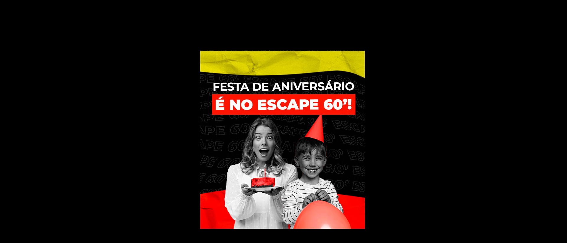 Festas no Escape 60' Pinheiros